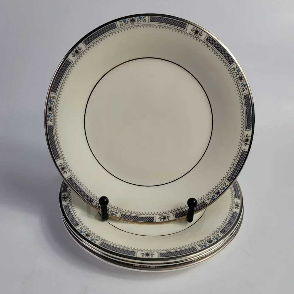 Royal Doulton | Dining | Four Royal Doulton Melissa Bread Plates Blue ...